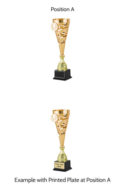 STAR LINE BRONZE TROPHY 40.5CM - Hercules