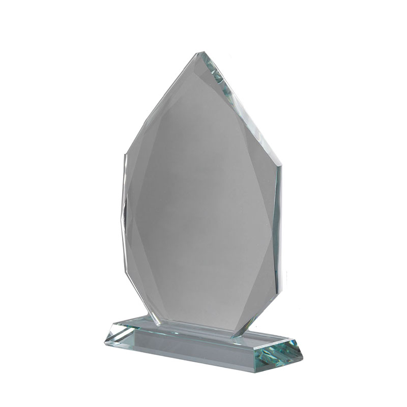 DELUXE 22CM HEPTAGON CRYSTAL AWARD WITH GIFT BOX - Hercules