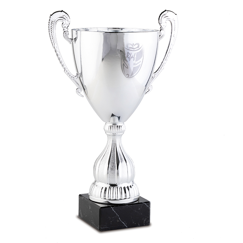CLASSIC LINE TROPHY 36CM SILVER CUP WITH HANDLES - Hercules
