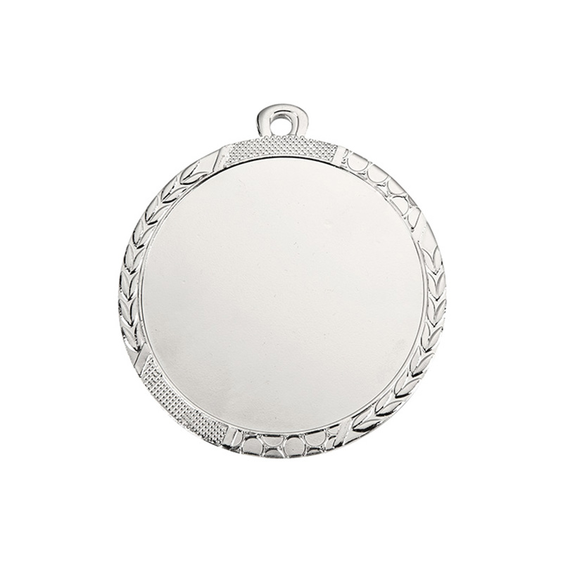 PERSONALIZED SILVER AWARD MEDAL 60MM WITH CUSTOM PRINTED LABEL - Hercules