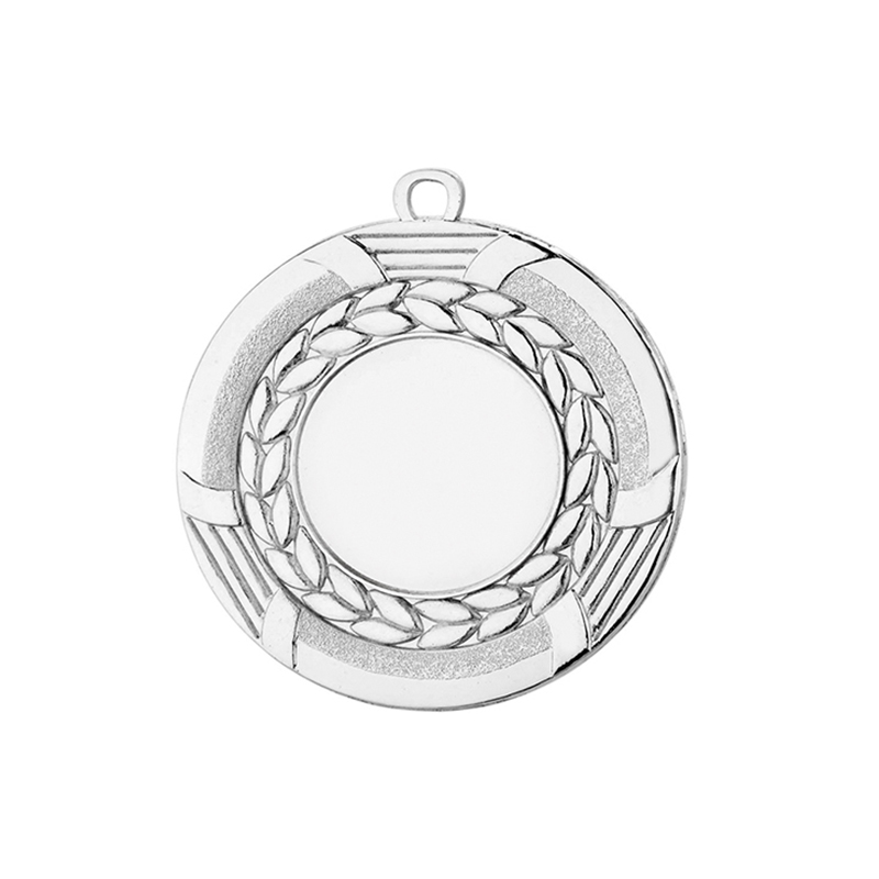 CUSTOM SILVER MEDAL 50MM WITH PRINTED LABEL – PERSONALIZED AWARD MEDAL ...