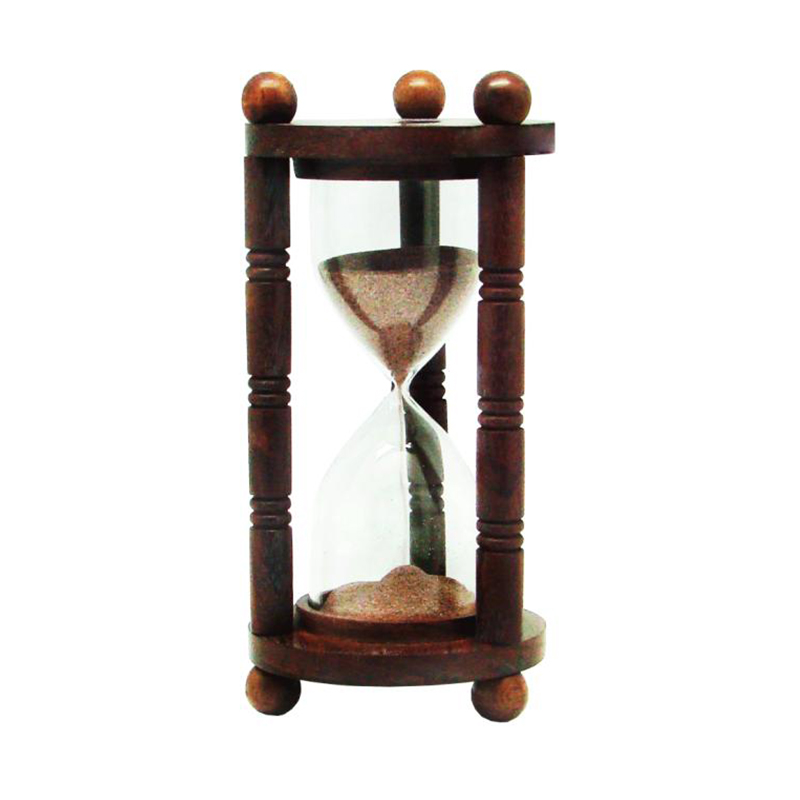 WOODEN HOURGLASS 17CM (PACKAGE INCLUDED) - Hercules