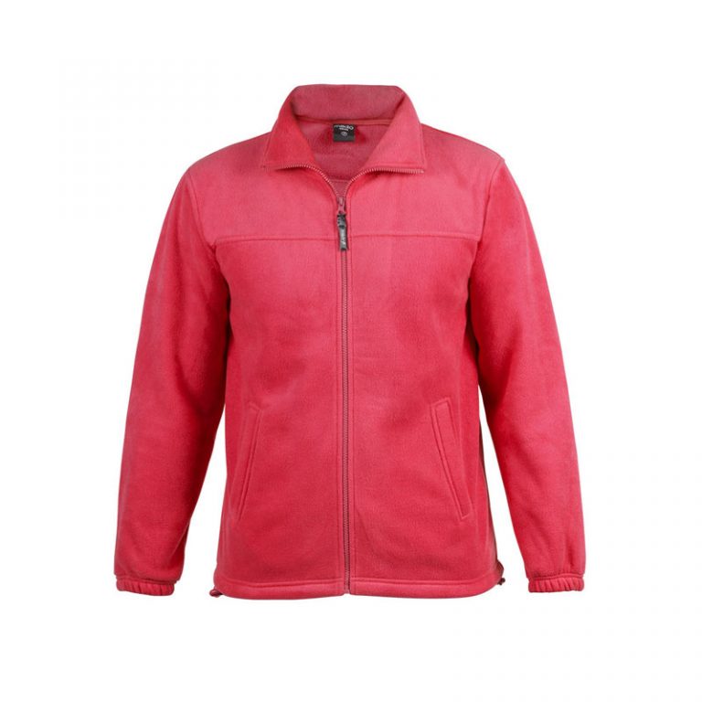 RED COLOR FLEECE JACKET HIZAN - Hercules