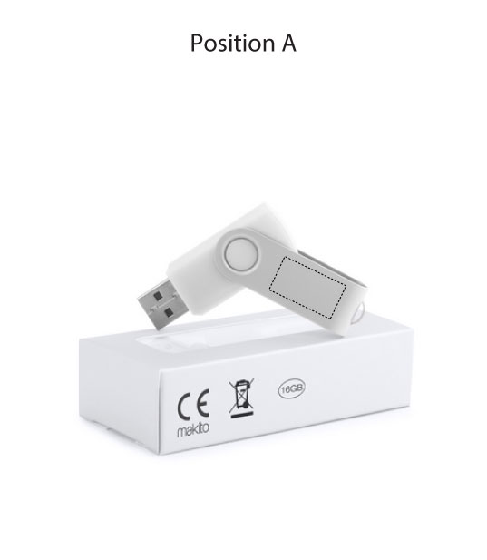 16GB USB FLASH DRIVE WITH TWIST MECHANISM - Hercules