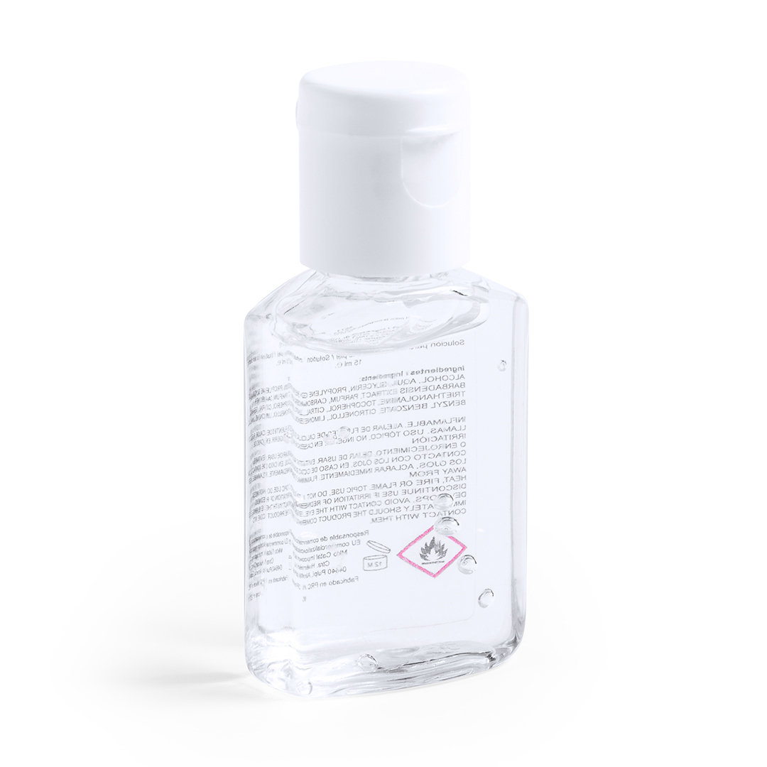 15ML HYDROALCOHOLIC HAND GEL – REFILLABLE WITH SAFETY CAP & GMP ...