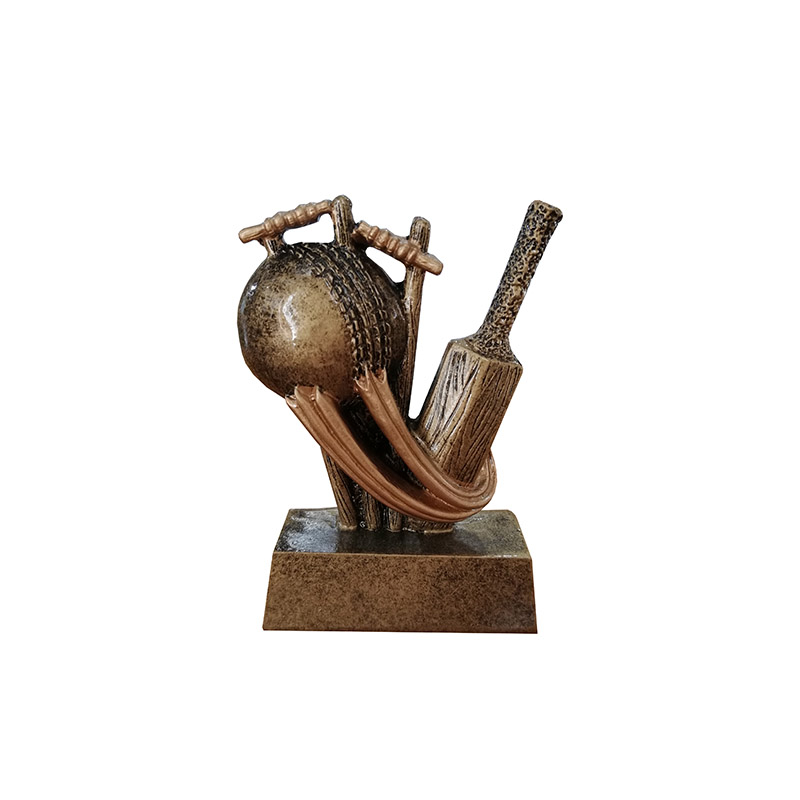CRICKET TROPHY 7.5CM WITH CUSTOM PRINTED PLATE – COMPACT PERSONALIZED ...