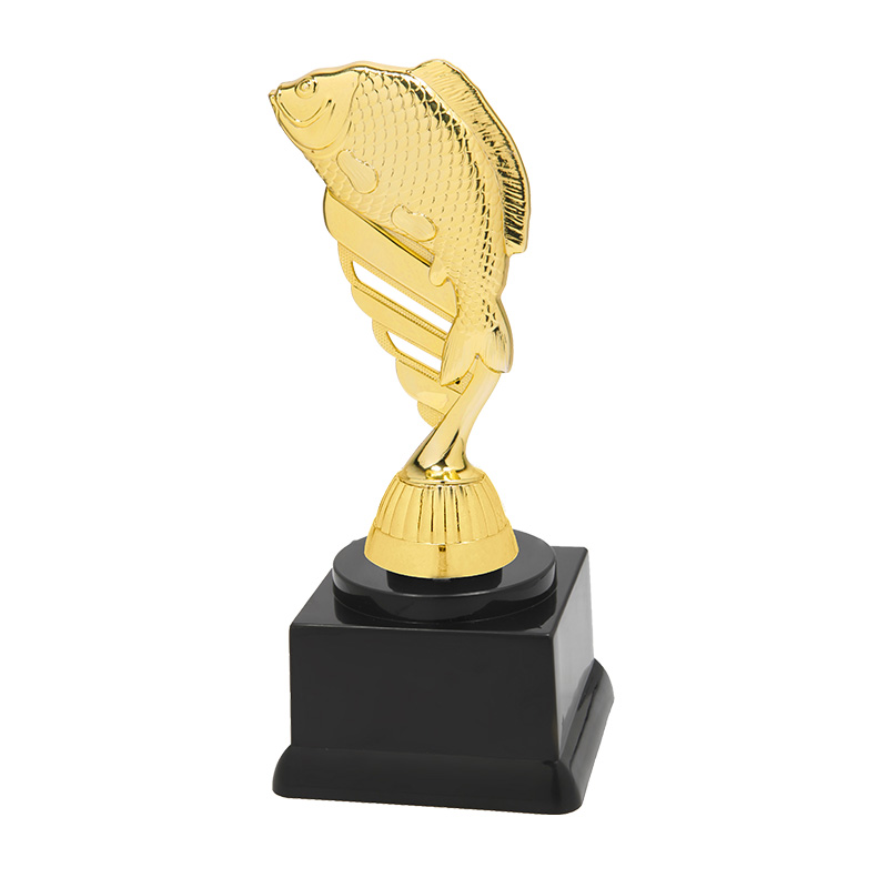 FISH TROPHY WITH CUSTOM ENGRAVED PLATE 16CM – PERFECT FOR ANGLING ...