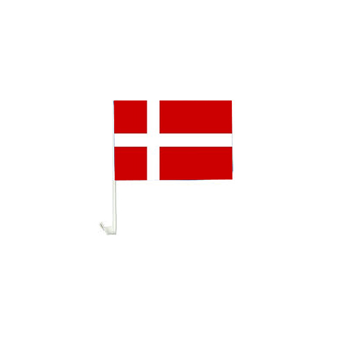 DENMARK CAR FLAG 30X45CM - Hercules