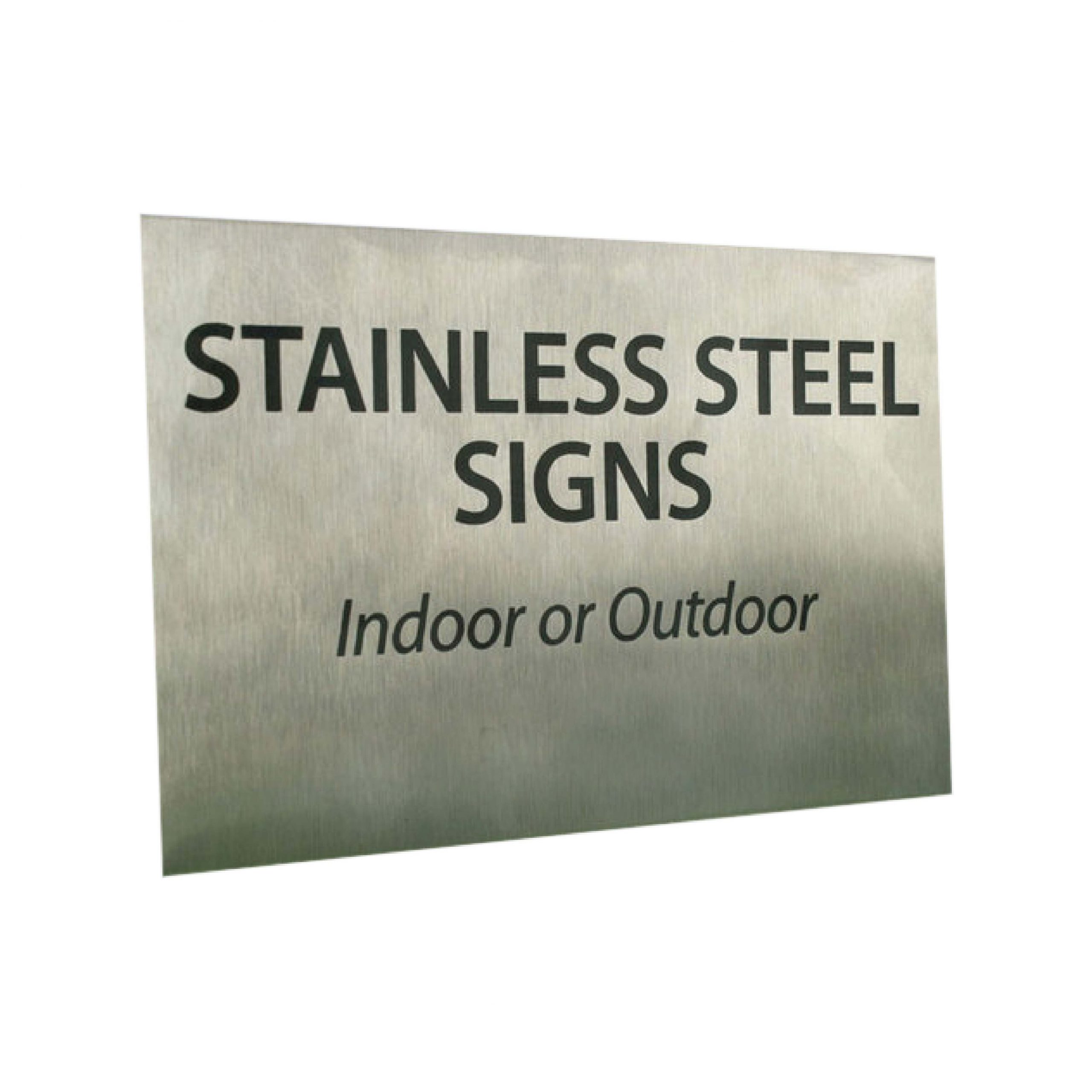 STAINLESS STEEL SIGN (PER SQM) - Hercules