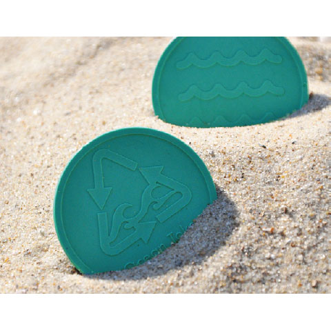 OCEAN TOKENS – 2.9CM DOUBLE-SIDED EMBOSSED RECYCLED TOKENS (PACK OF ...