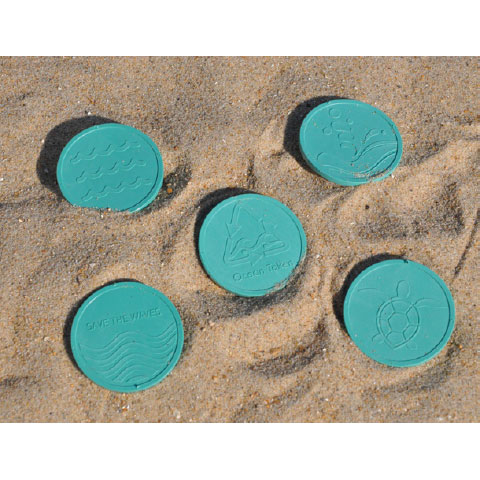 OCEAN TOKEN 3.5CM (PACK OF 3000) - Hercules