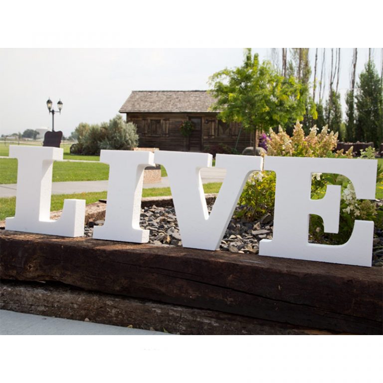 PERSONALISED PLEXIGLASS LETTERS 25CM (PER LETTER) - Hercules