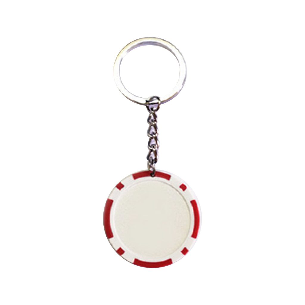 POKER CHIP DESIGN KEYCHAIN - Hercules
