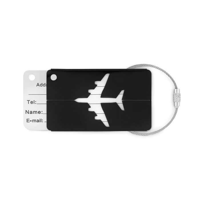 ALUMINIUM AIRPLANE LUGGAGE TAG - Hercules
