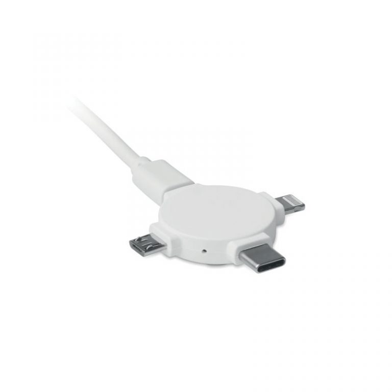 CHARGING CABLE 3-IN-1 WITH 3 DIFFERENT CONNECTORS - Hercules