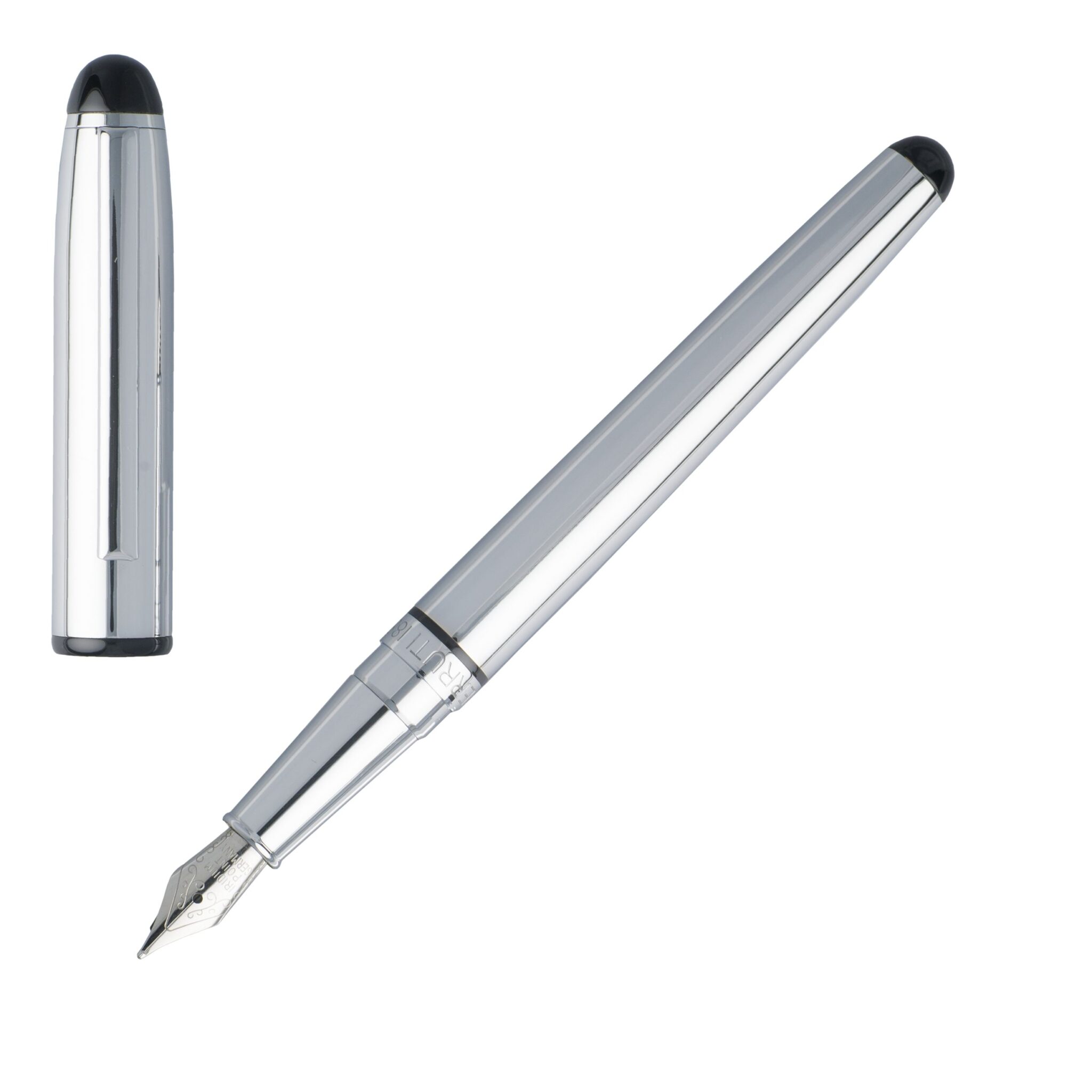 CERRUTI 1881 FOUNTAIN PEN LEAP CHROME - Hercules