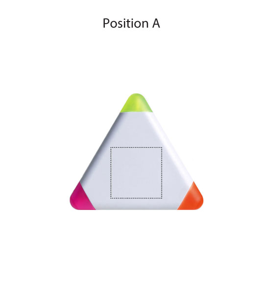 TRIANGULAR HIGHLIGHTER WITH 3 INKS - Hercules