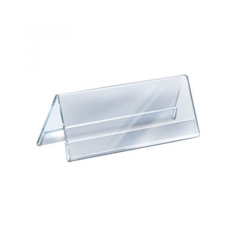 ACRYLIC V-SHAPED 2-SIDED STAND - Hercules