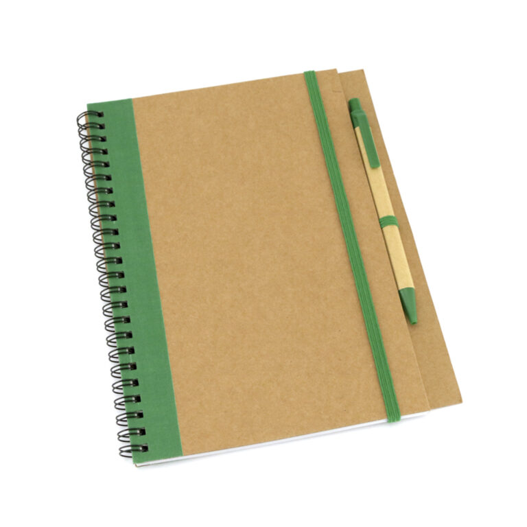 RING NOTEBOOK TUNEL SET WITH RECYCLED CARDBOARD - Hercules