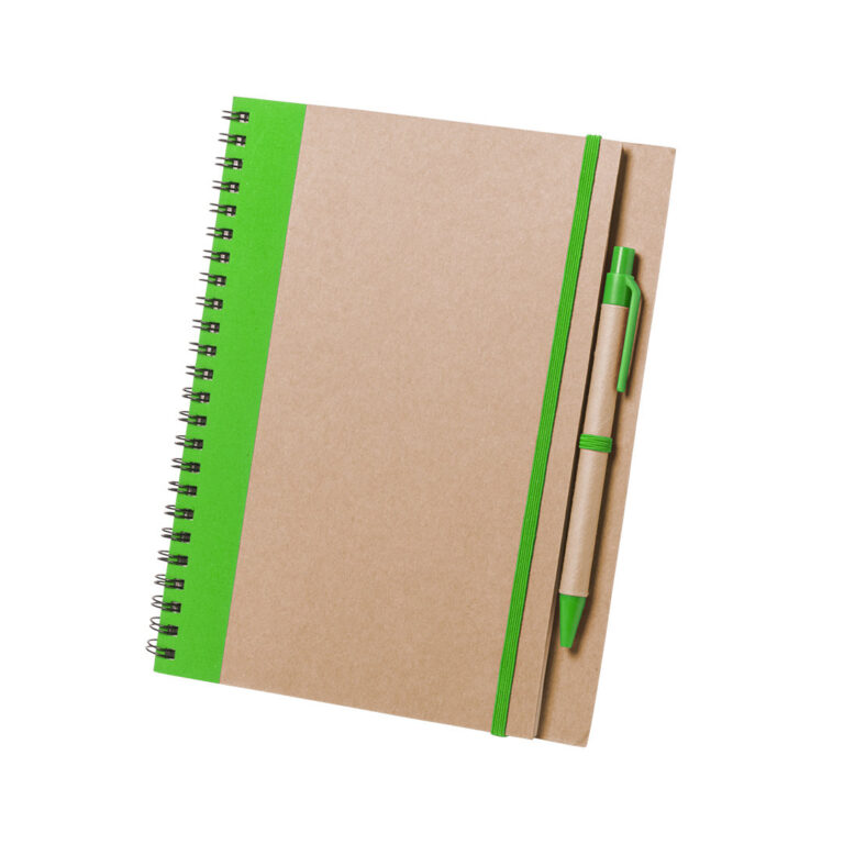 RING NOTEBOOK TUNEL SET WITH RECYCLED CARDBOARD - Hercules