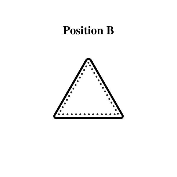 CUSTOM CARDBOARD TRIANGLE COASTER 2 SIDES PRINTED - Hercules