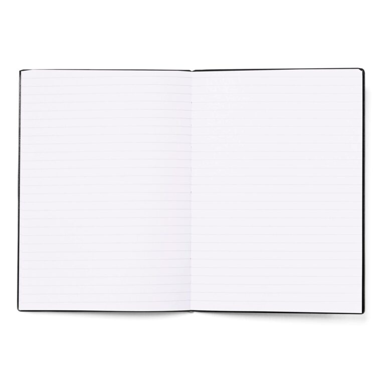 HUGO BOSS NOTEBOOK A5 ICONIC LINED BLACK - Hercules